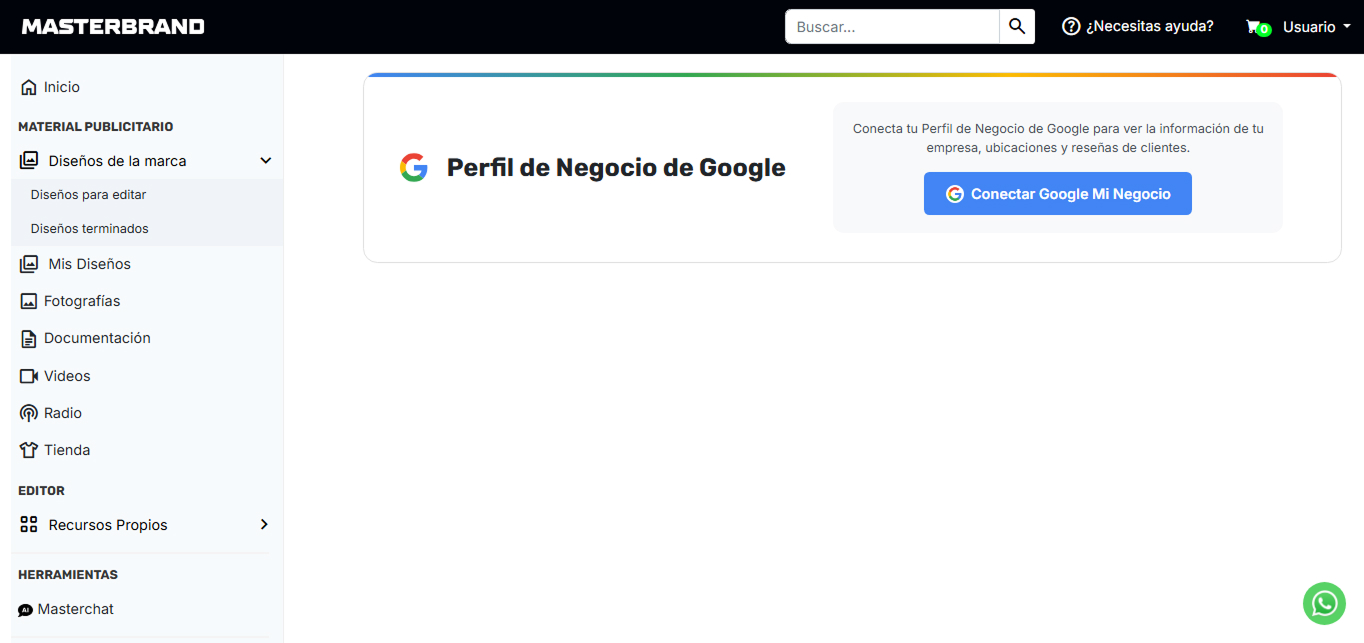 Cómo conectar tu Perfil de Negocio de Google con Masterbrand - Masterbrand